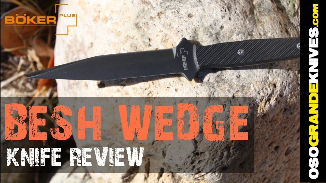 Boker Plus Besh Wedge Neck Knife Review | OsoGrandeKnives - YouTube