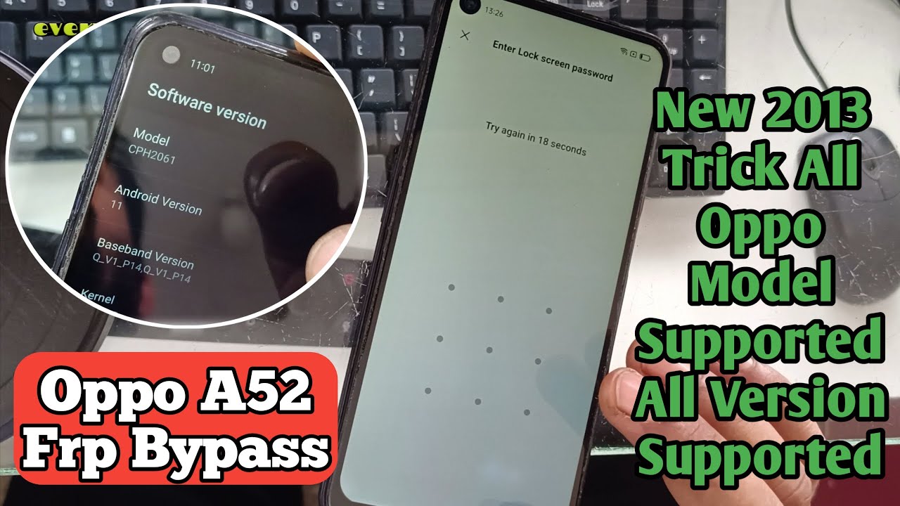 Oppo A52 Frp Bypass 2023 New Trick All Oppo Phone Frp Bypass All 8823