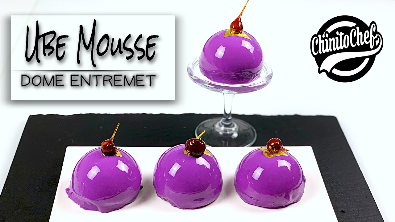 Ube Halaya Mousse Dome Cake || Igname Pourpre Dôme Entrenet ll # ...