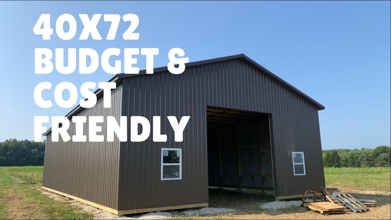 40x72 16’ - Budget & Cost Friendly - YouTube