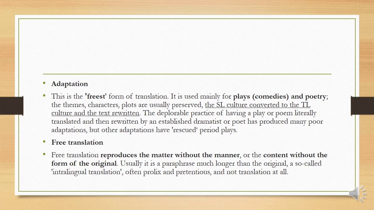 Newmark’s Translation Methods 3 (Communicative Translation) - YouTube
