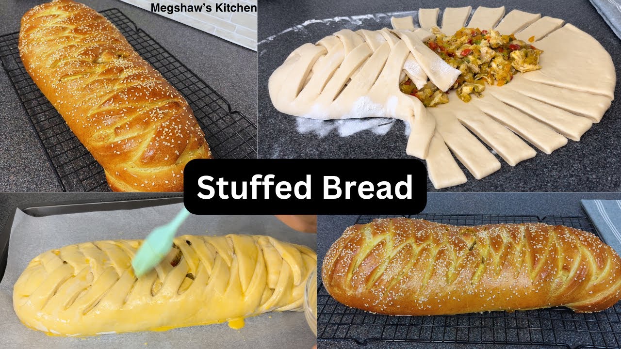 Stuffed Bread Recipe | 30 ways to make Bread - Part 4 | Megshaw's ...