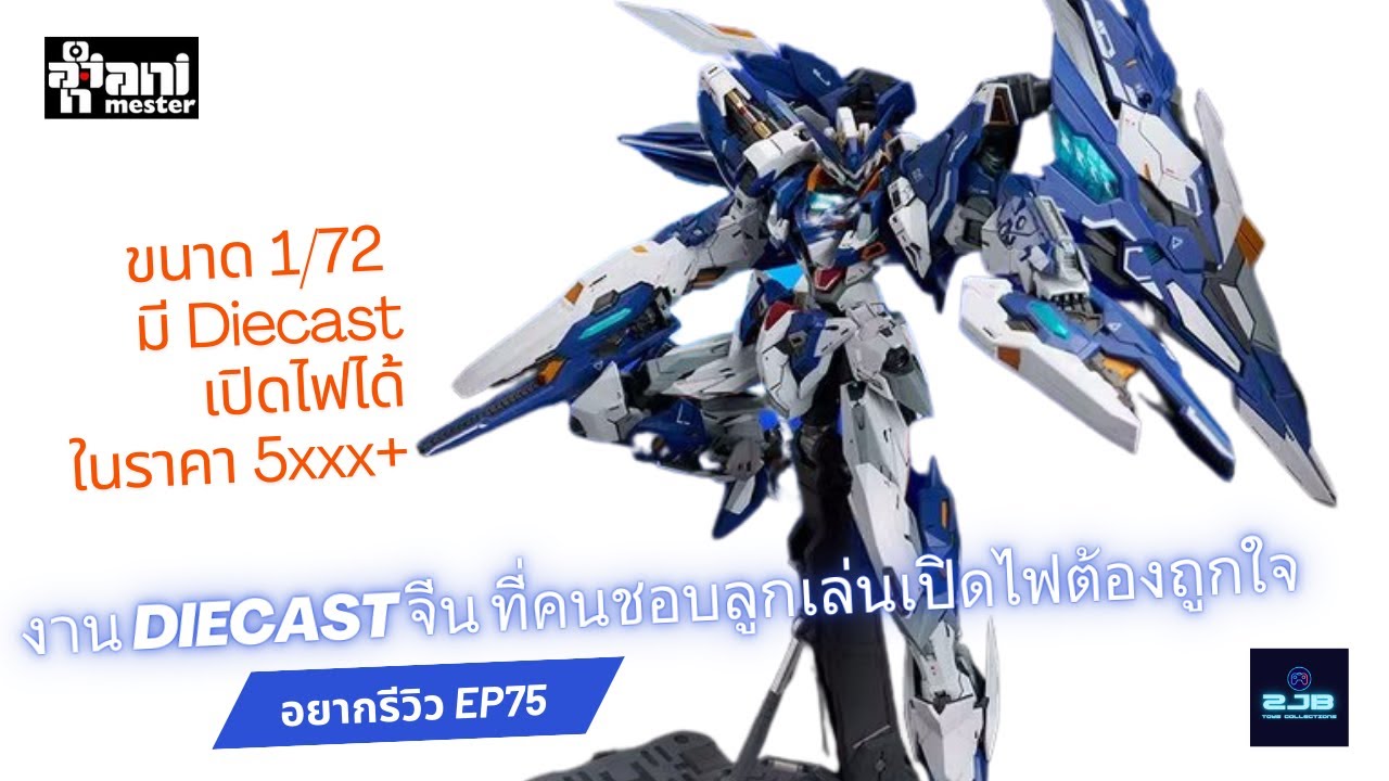 "อยากรีวิว EP75" [Animester] 1/72 Alloy Mecha Wolf Warrior - YouTube