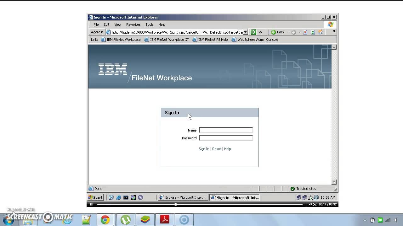 Workplace Login Demo - YouTube