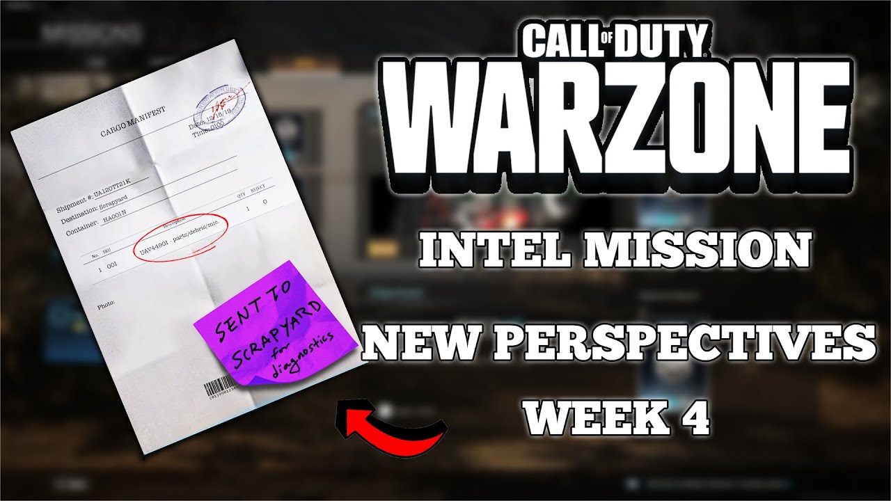 Call of Duty: Warzone Intel Mission Guide - New Perspectives (Week 4 ...