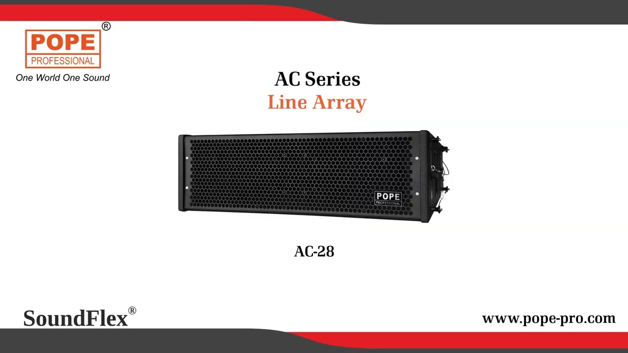 POPE Professional | Line Array | AC-28 - YouTube