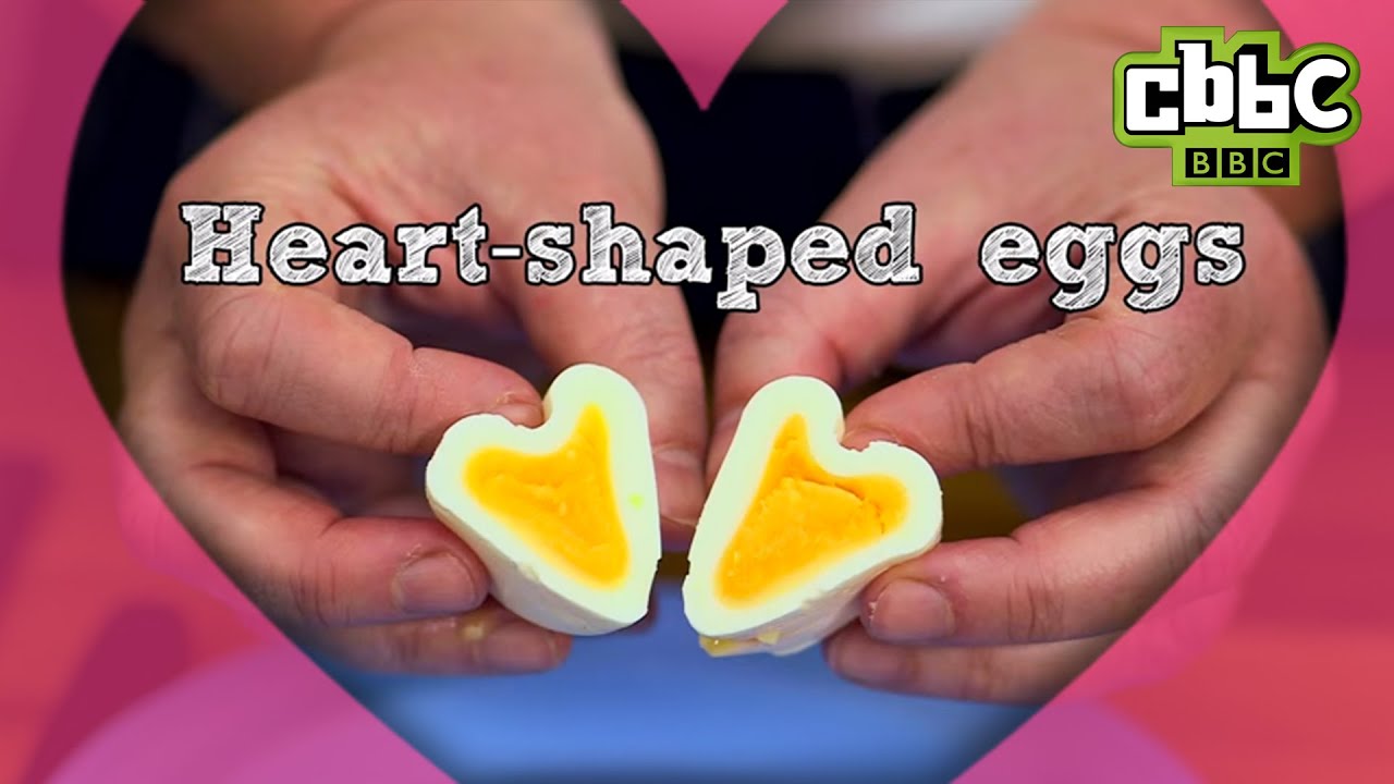 How to make heart shaped eggs - CBBC Dish Up - YouTube