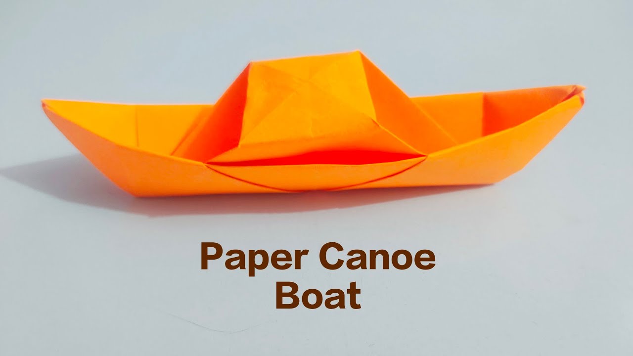 Origami Boat 🛥🛥| Boat Making With Paper | Paper Canoe Boat - YouTube