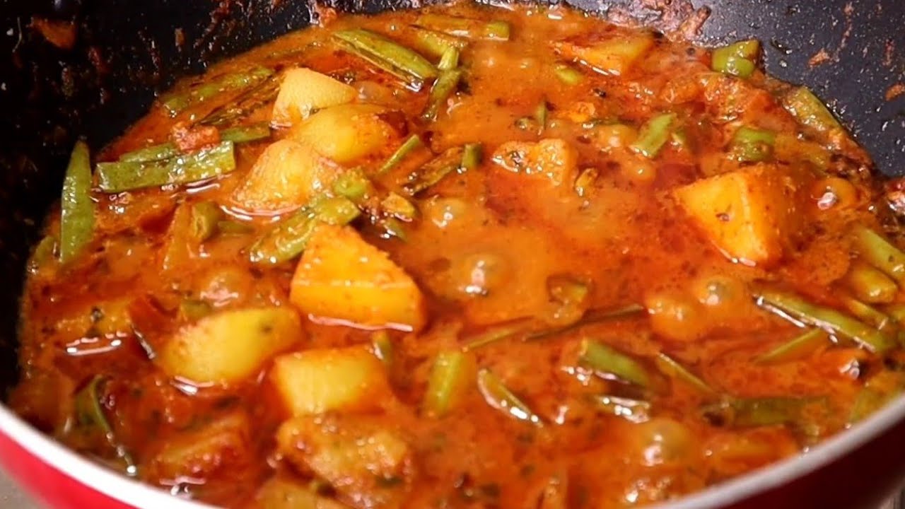 Aloo Gawar Ki Sabji | Beans Ki Sabji | Cluster Beans Recipe | Aloo ...