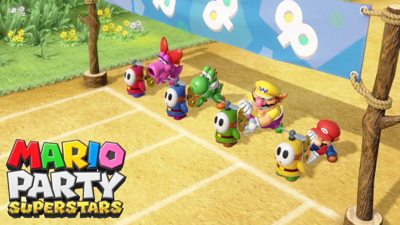 Mario Party Superstars Minigames Mecha Marathon Gameplay - YouTube