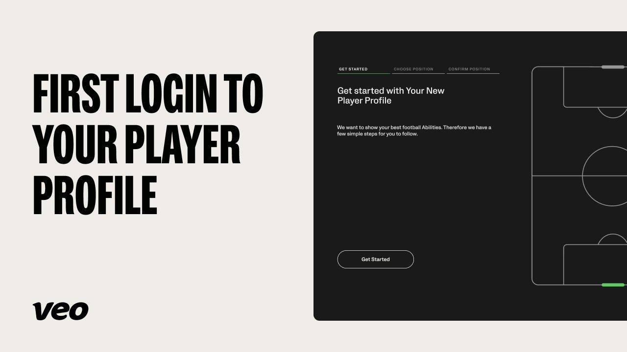 First login to Player Profile | How to set up Player Profile | Veo 101 ...