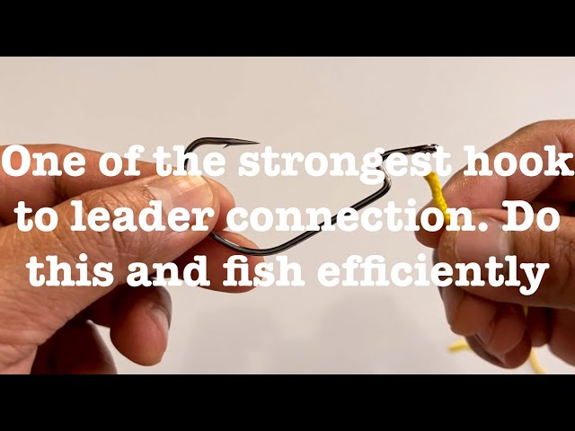 How to #snell a #hook Fast and easy tutorial - Fishing