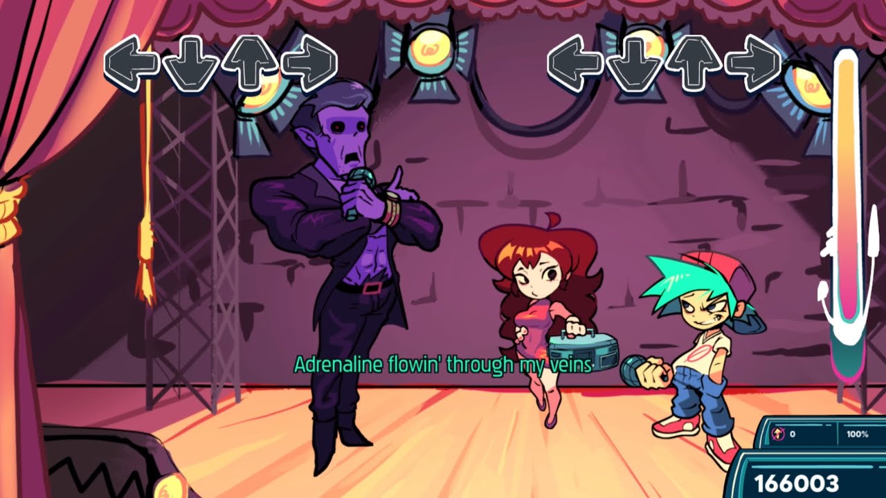 Dad Battle w/ lyrics (SFC) | FNF FUNKADELIX - YouTube