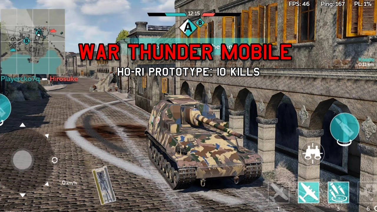 Ho-Ri Prototype: 10 kills - War Thunder mobile - YouTube