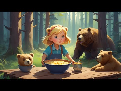 ✨🌟 Altın Saçlı Kız ve Üç Ayının Macerası 🐻🍯 - Eğlenceli Masal Saati! 📖🌈