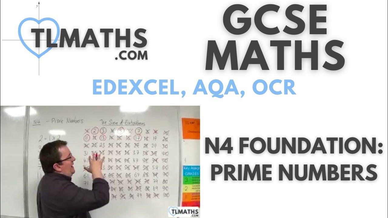 GCSE Maths: N4-05 [Prime Numbers] - YouTube