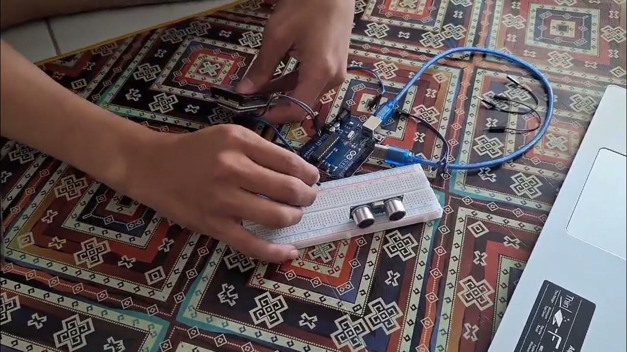 Membuat Penggaris Digital Menggunakan Arduino Uno #TugasPengukuranUntirta - YouTube