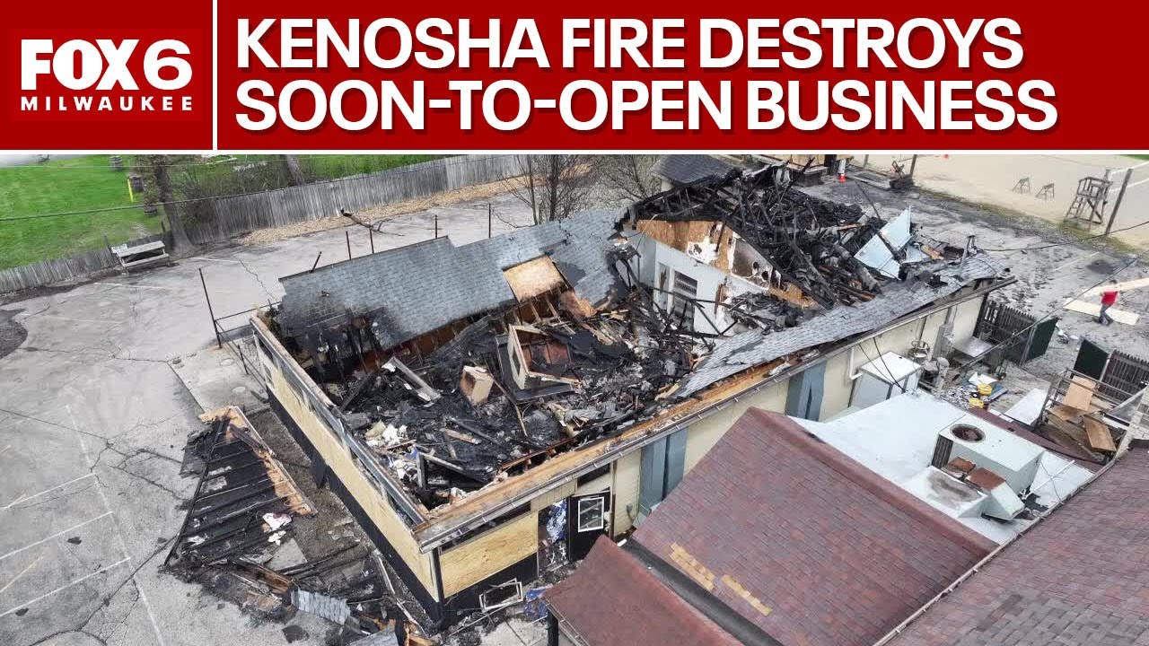 Kenosha fire destroys vacant bar, soon-to-open business | FOX6 News ...