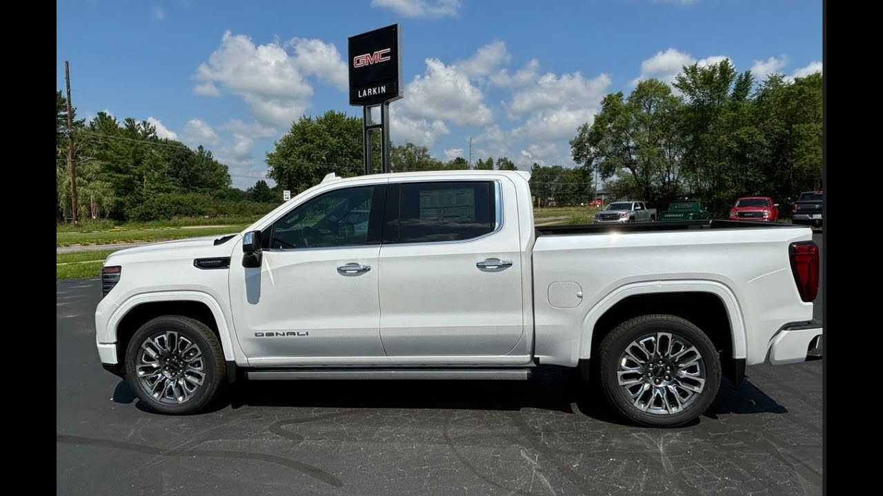 Sold - 2024 GMC Sierra 1500, 3.0 Duramax, Ultimate Denali, White Frost ...
