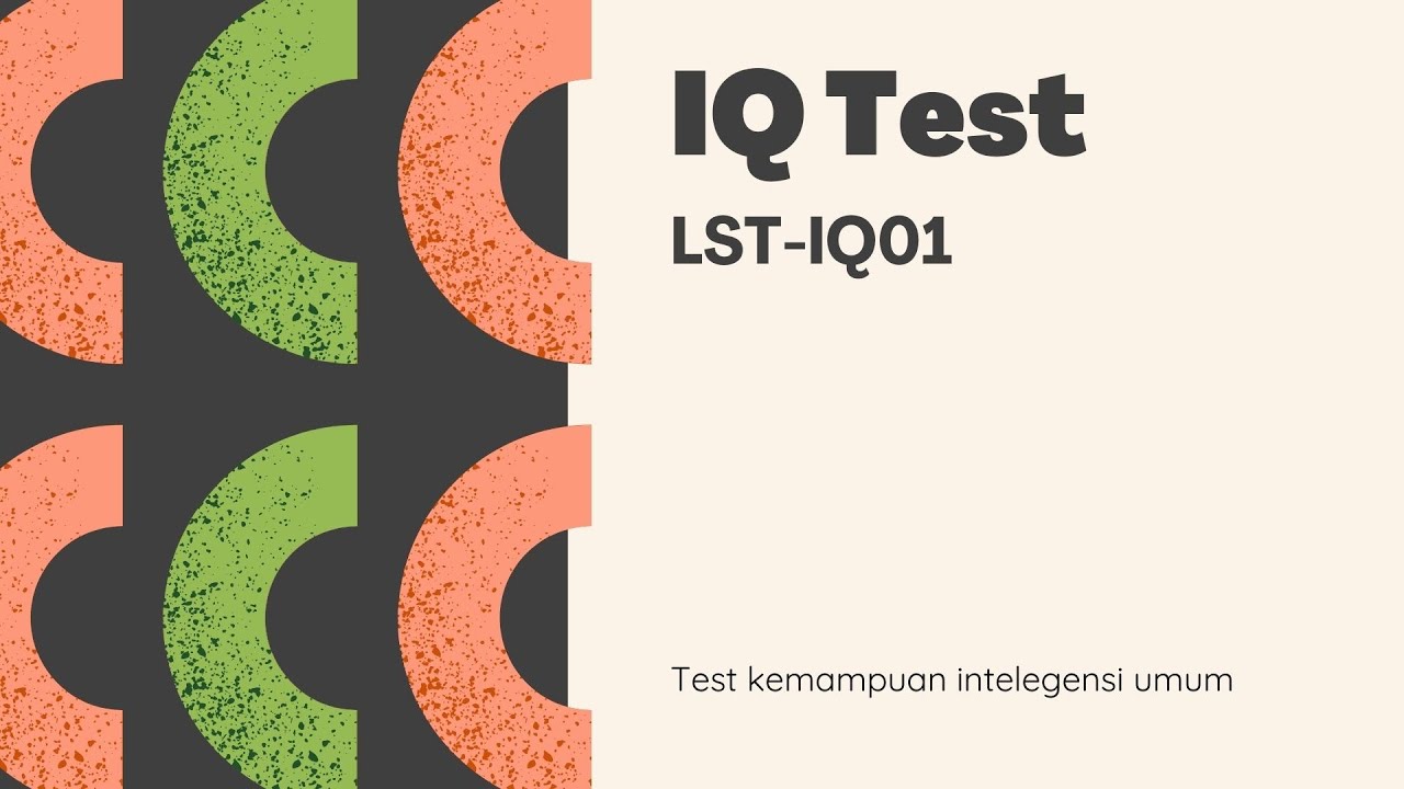 IQ Test LST-IQ01 - YouTube