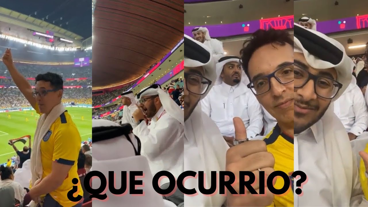 Insólito momento en el partido inaugural del Mundial de Qatar - YouTube