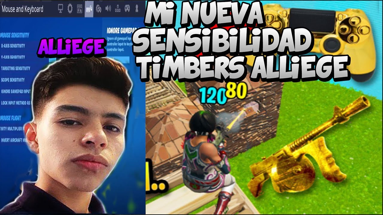 NUEVA CONFIGURACION ALLIEGE//LA NUEVA SENSIBILIDAD DE ALLIEGE//Fortnite ...