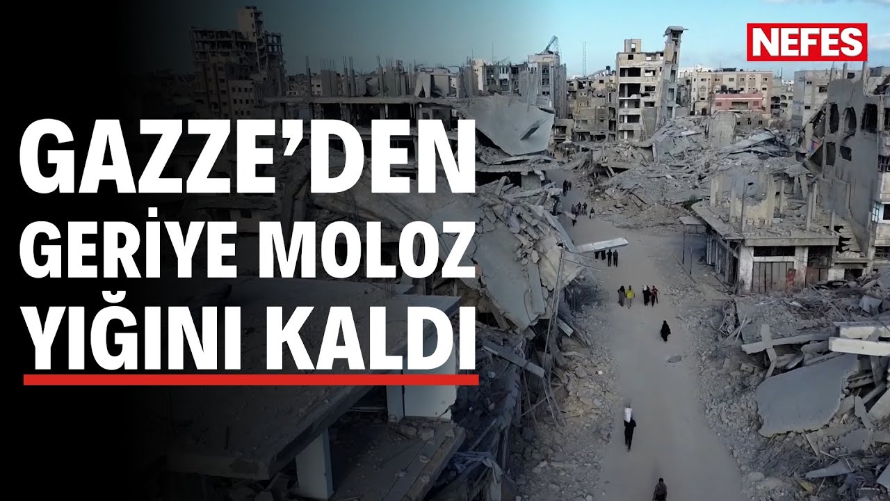 Gazze'den geriye moloz yığını kaldı - YouTube