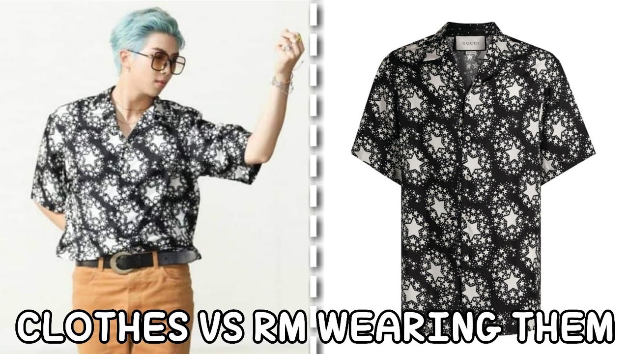 CLOTHES VS RM WEARING THEM - YouTube