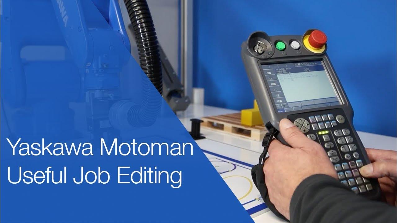 Yaskawa Motoman Robot - Useful Job Editing - YouTube