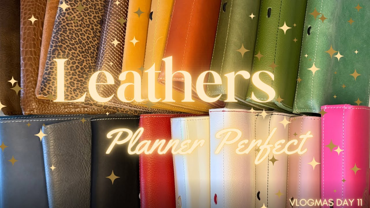 🎄 Vlogmas Day 11: Planner Perfect Leather - YouTube