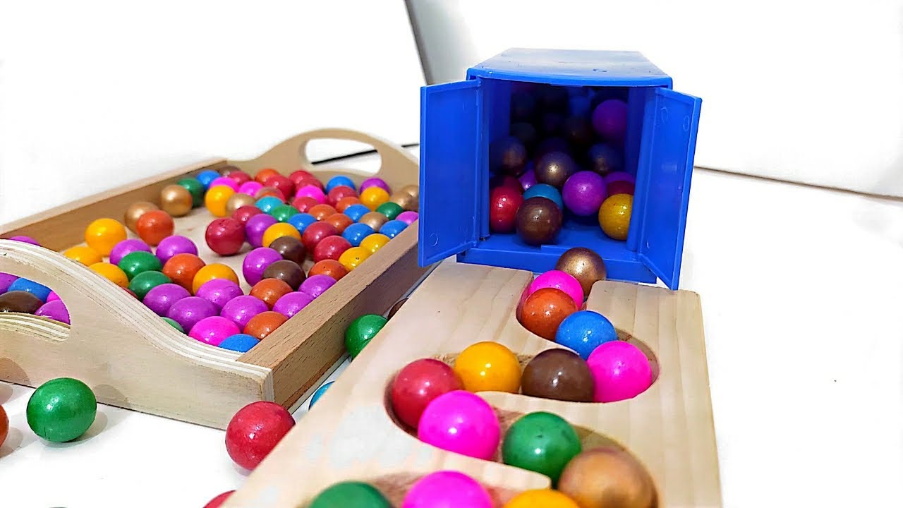 Marble Run ☆ HABA Slope & handmade wooden marble course - YouTube