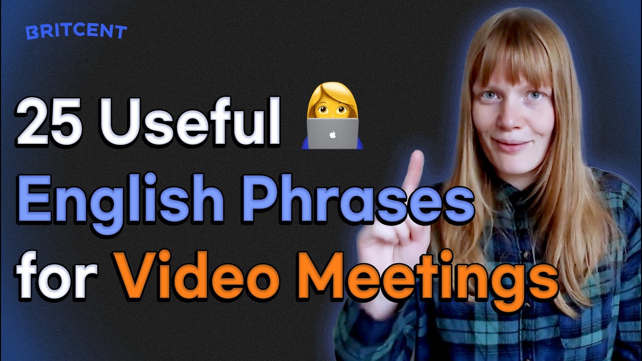 25 Useful English Phrases for Video Meetings - YouTube