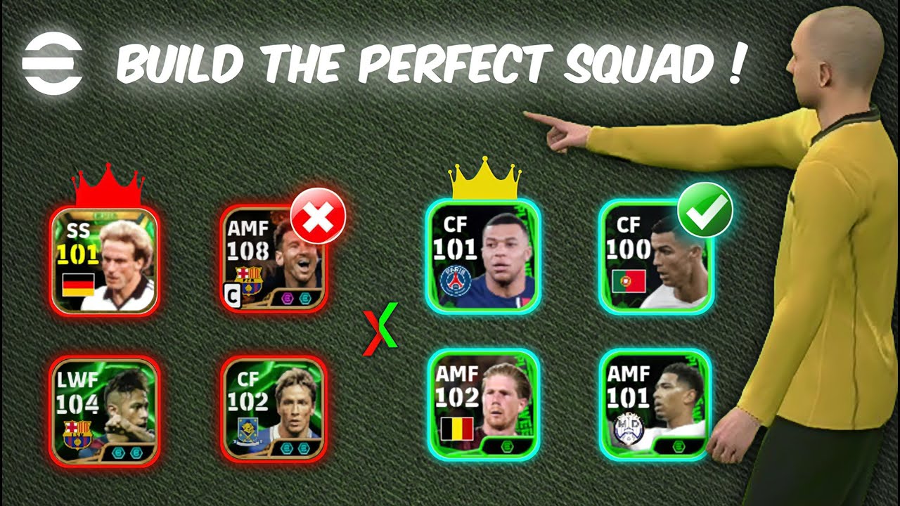 How to Build the Perfect Squad in eFootball 2025 | Epic Cards Are ...