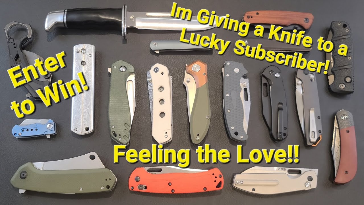 Mystery Knife Giveaway! Community Love and Knife Fun! - YouTube