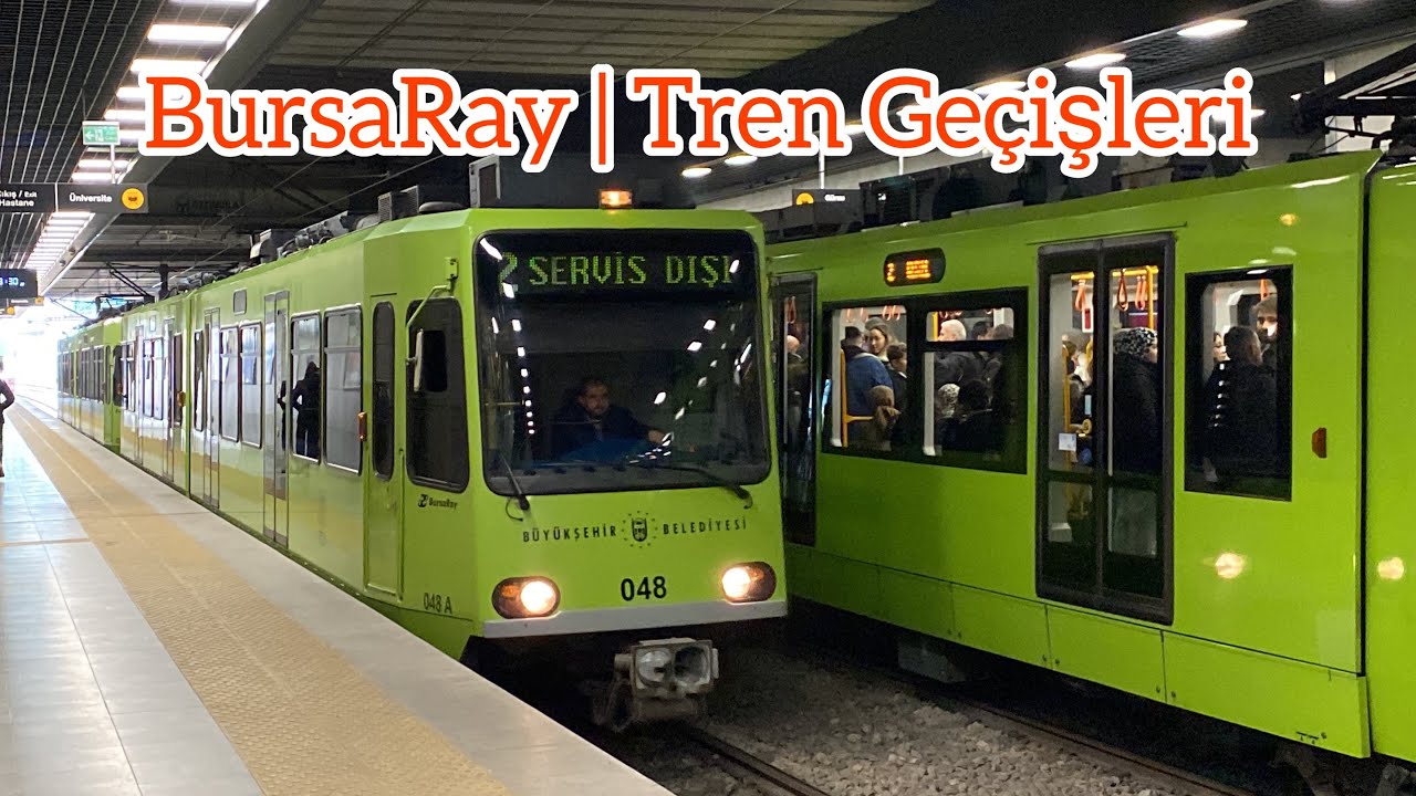 BURSARAY Tren geçişleri #4 - YouTube
