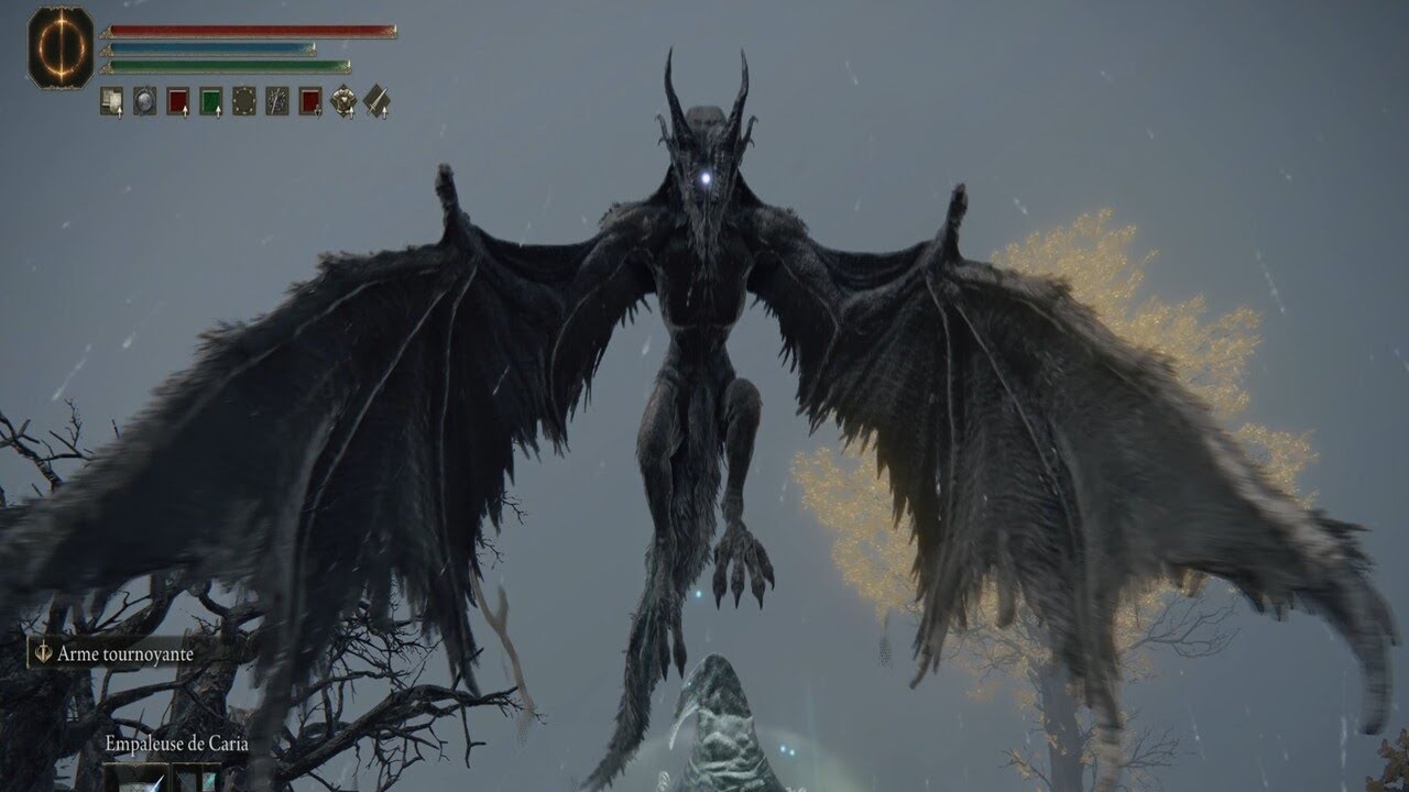 Elden Ring [Elder Dragon Greyoll] Greyll Le Dragon Volant Boss Fight ...
