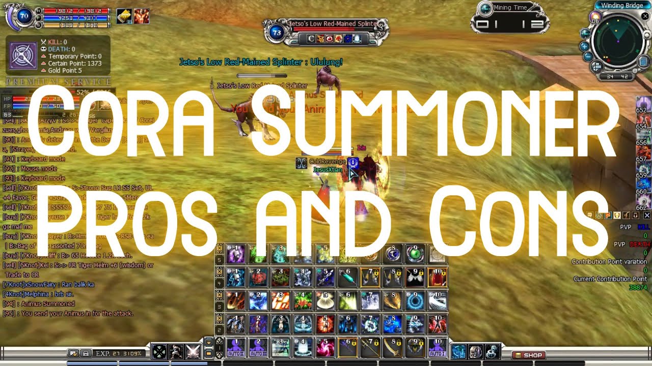 Cora Summoner Pros and Cons - RF Online PlayPark Nexus Devie - YouTube