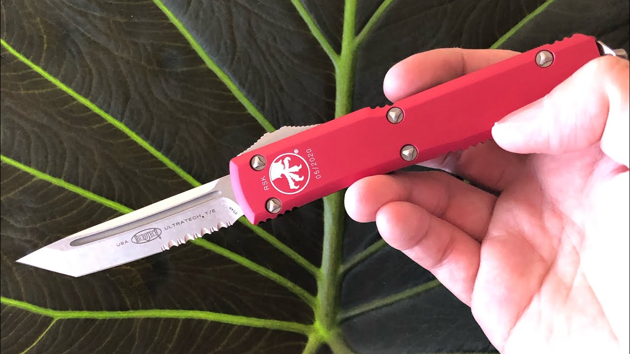 Microtech Ultratech RSK / unboxing / quick review / comparison - YouTube