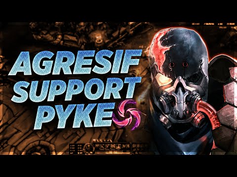 DIAMOND ELO DA SUPPORT AGRESIF PYKE NASIL OYNANIR ? | KESKİN SAĞANAK PYKE ! | PYKE USTASINDAN !