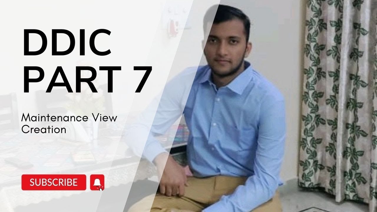 E2.7 Maintenance View in SAP - YouTube