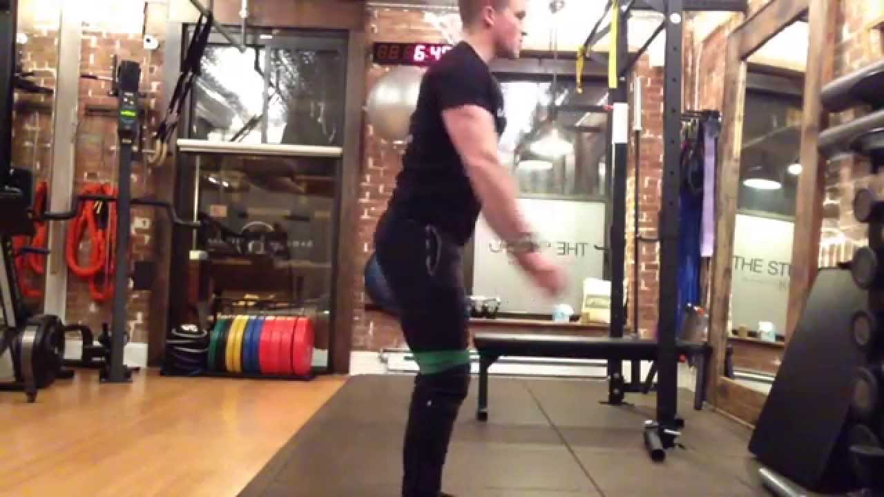 Mini Band Squat (Exercise How To) - YouTube