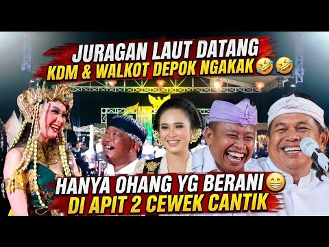 OHANG MEMANG BERUNTUNG DI APIT KEDUA CEWEK CANTIK😁JURAGAN LAUT DATANG KDM & WALIKOTA DEPOK NGAKAK😂🤣