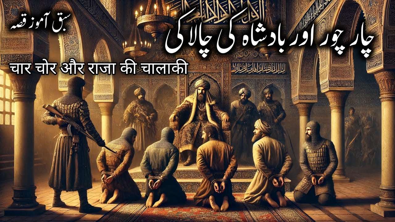 Char Chor Aur Badshah Ki Chalaki || चार चोर और राजा की चालाकी || Urdu ...