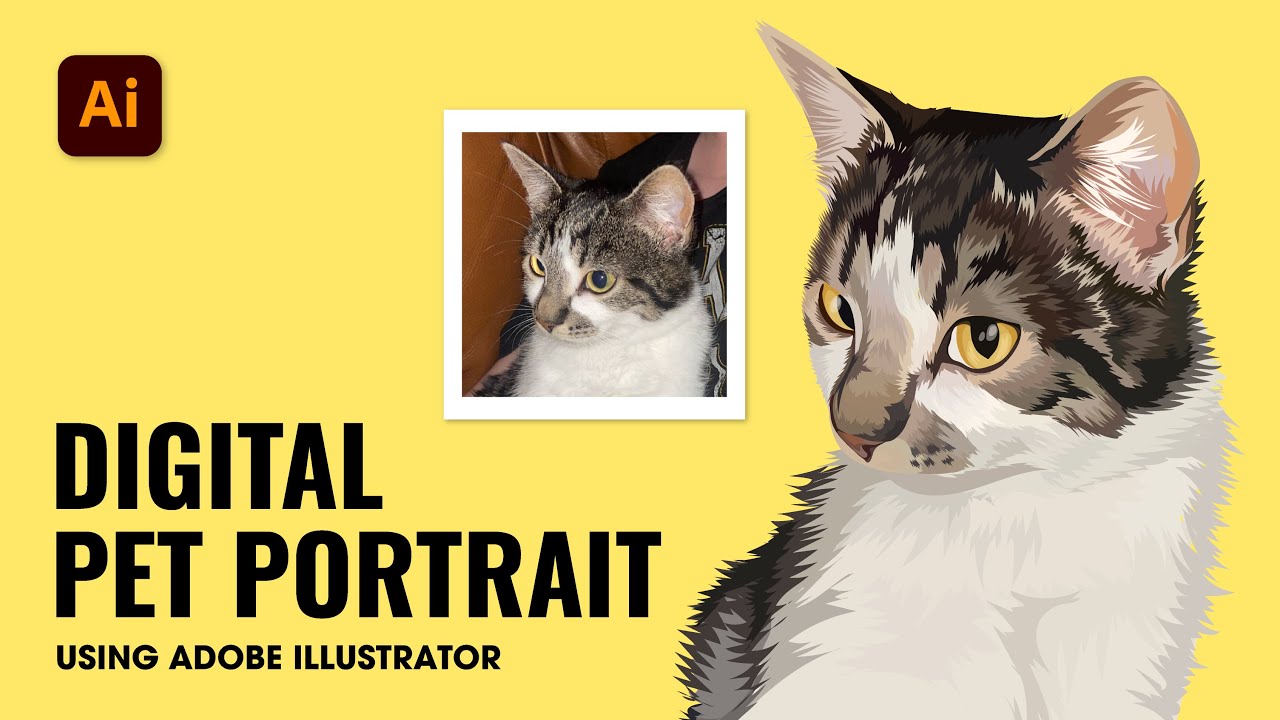 Realistic Digital Vector Drawing Time-lapse using Adobe Illustrator ...