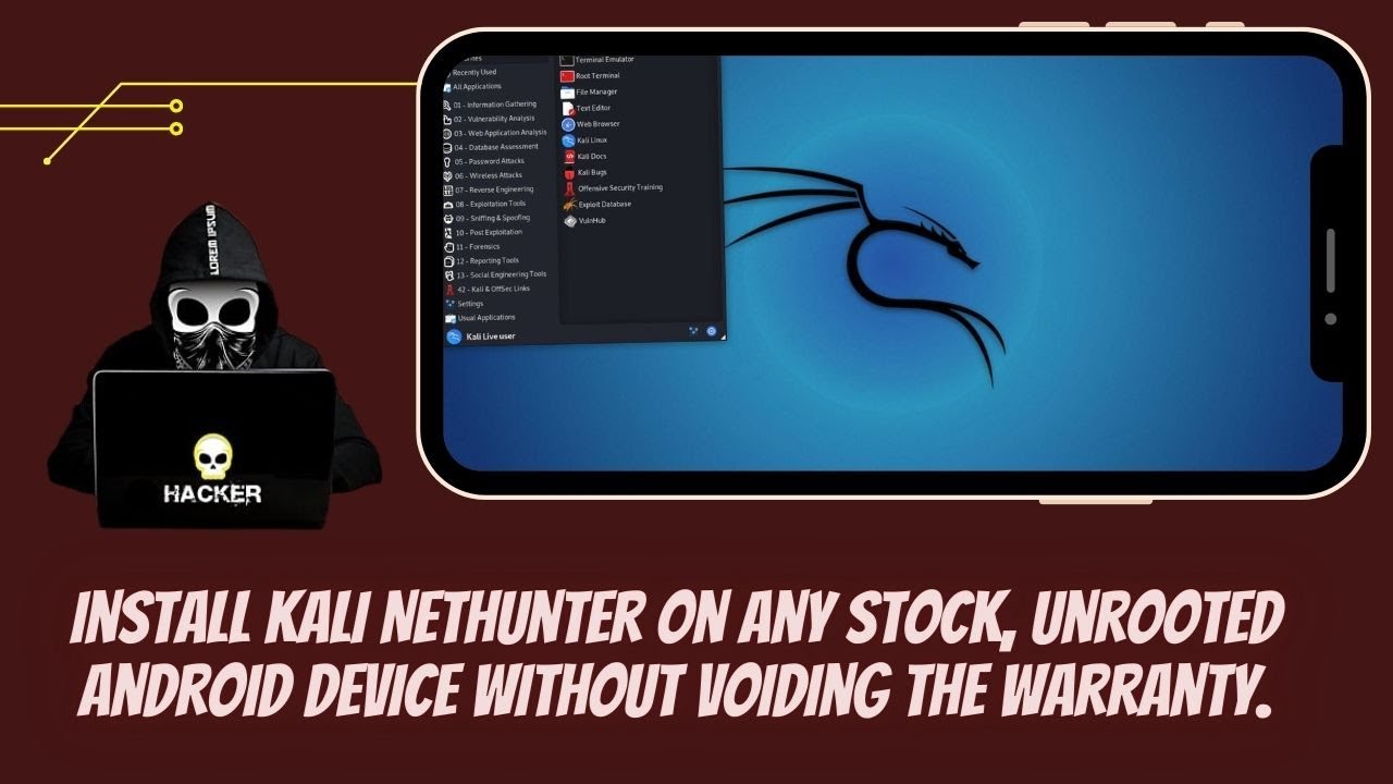 Install Kali NetHunter on unrooted Android device - YouTube