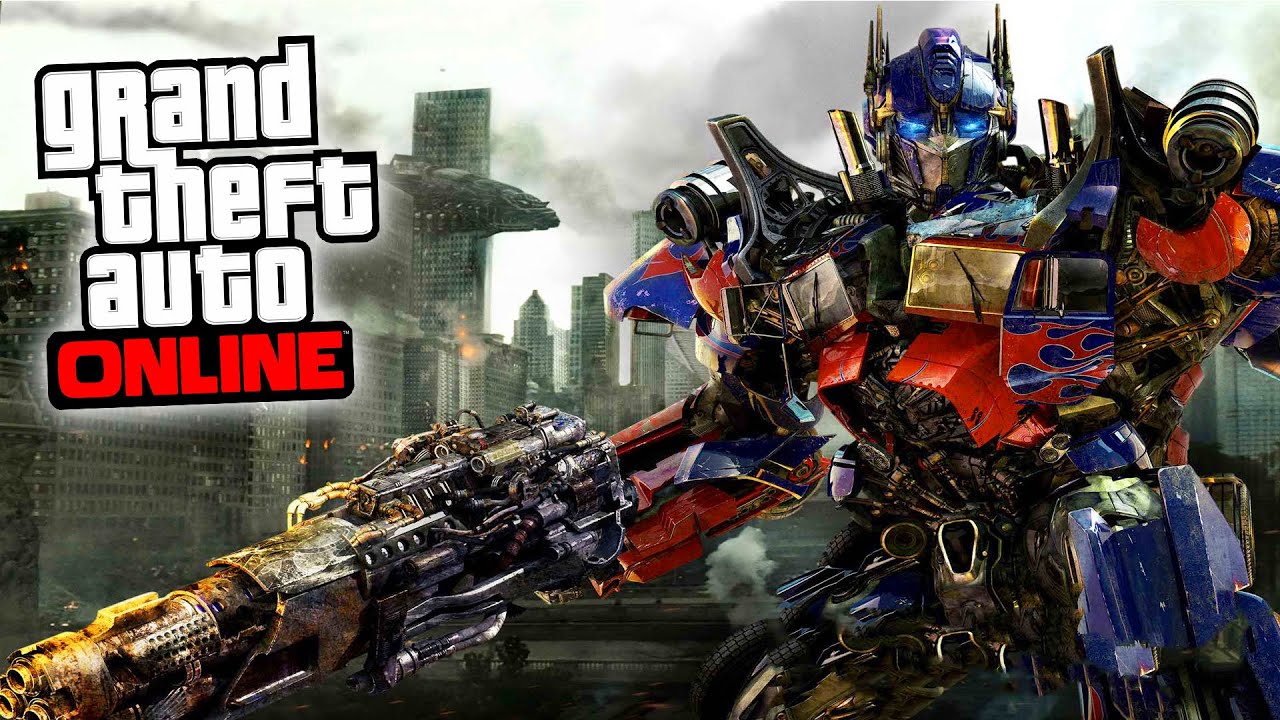 INCREIBLE!! OPTIMUS PRIME EN GTA 5 ONLINE! - Carrera GTA V Online PS4 ...