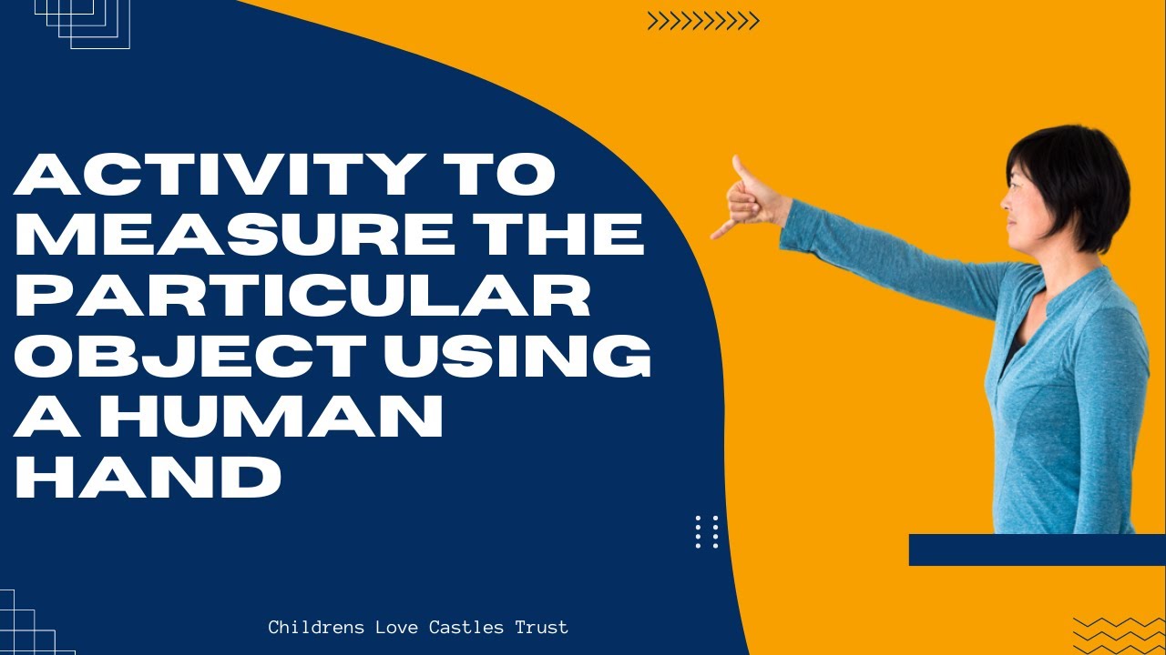 Measure the difference between a particular object using human hands ...