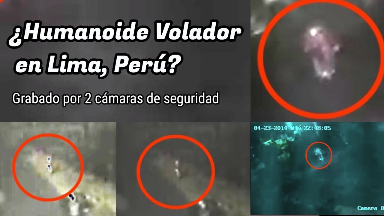 ¿Humanoide volador en Lima, Perú? Grabado por 2 cámaras de seguridad ...