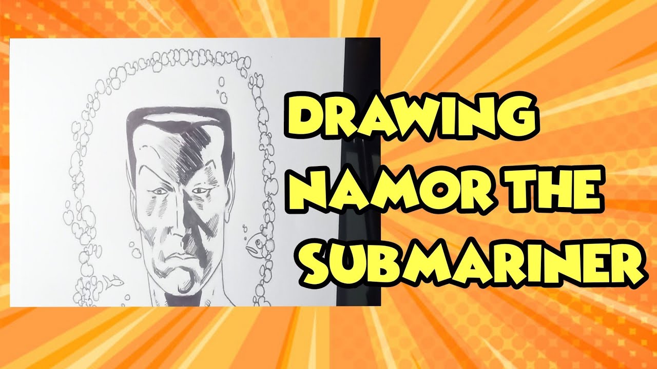 Warm Up Drawing Sketch Namor The Submariner #marvel #drawing #superhero ...