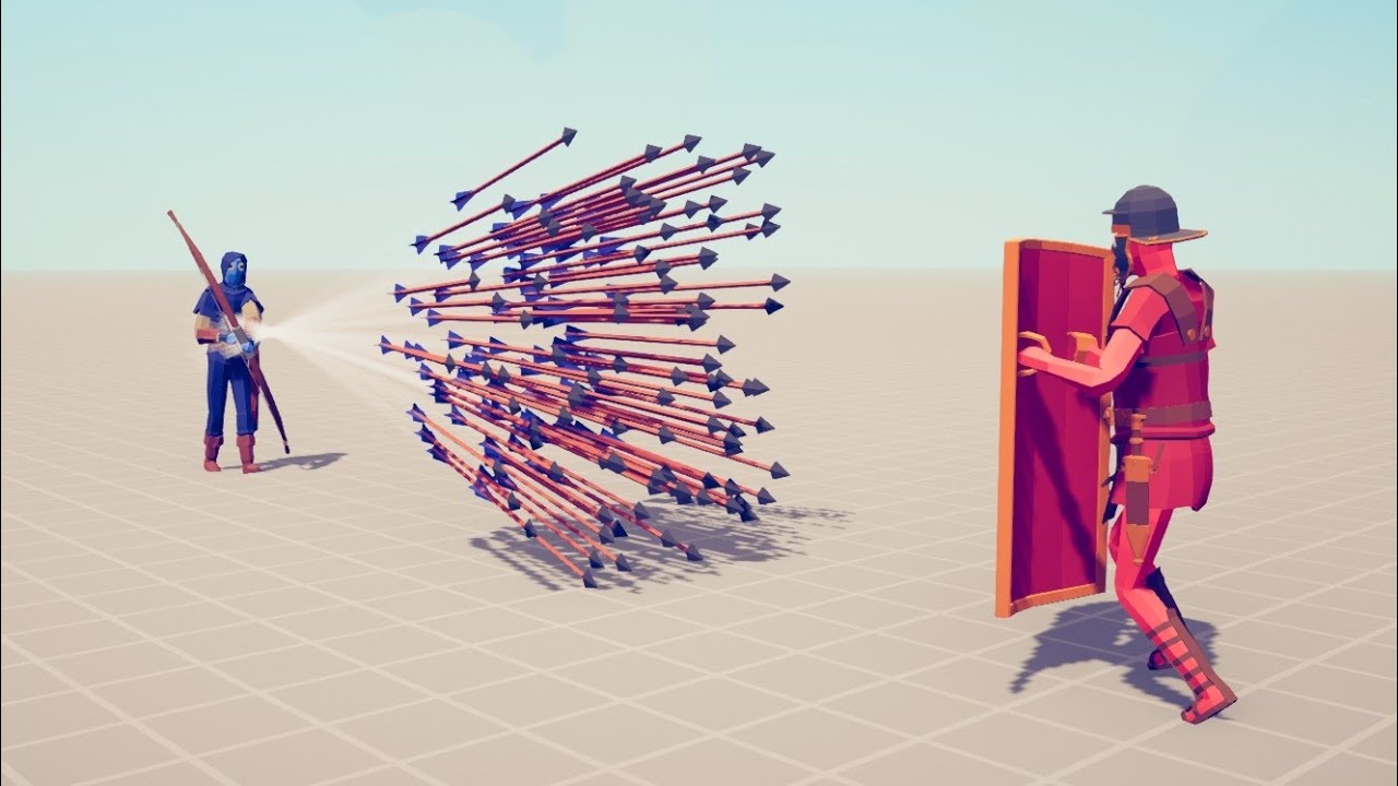 World's Fastest Archers Vs 10,000 Unbreakable Shields - YouTube